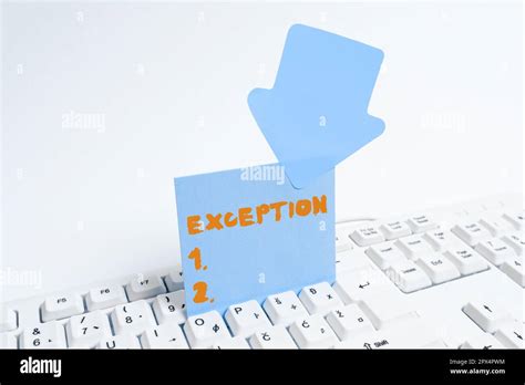 Exception de texte d écriture manuscrite concept signifiant personne