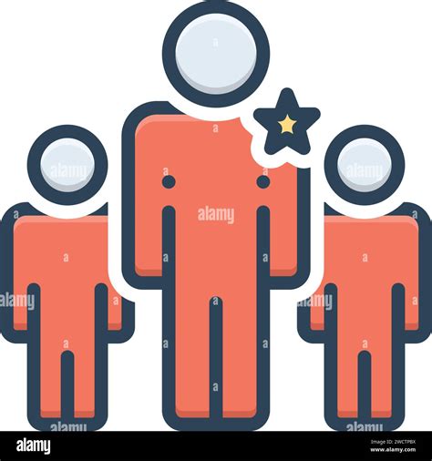 Icon For Seniority Superiority Stock Vector Image And Art Alamy