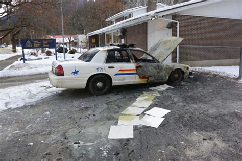 Slocan Lake Rcmp Investigate Fire To One Of Its Vehicles Trail Champion