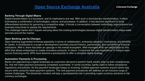 PPT Best Open Source Cryptocurrency Exchange Australia PowerPoint