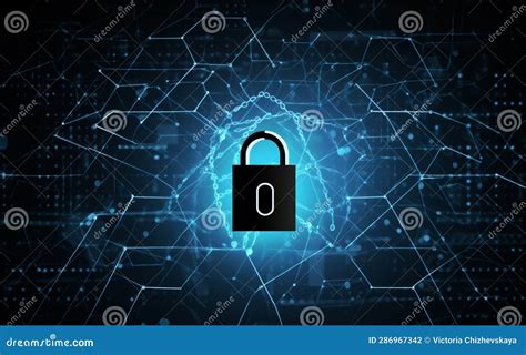 Digital Security Lock Information Technology System Protection Network