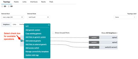 Create Generic System Apstra 4 2 Juniper Networks