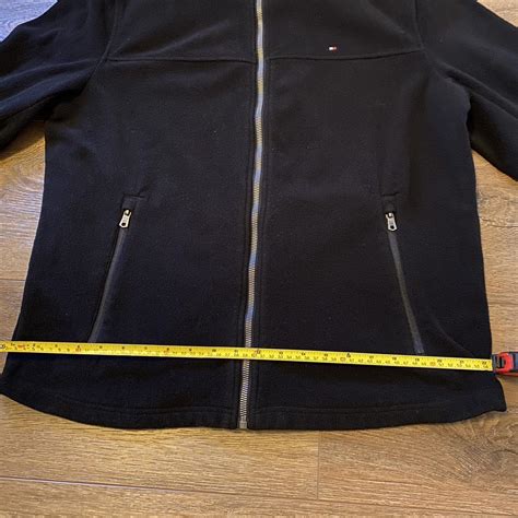 Black Tommy Hilfiger” Jacket Mens Large Depop