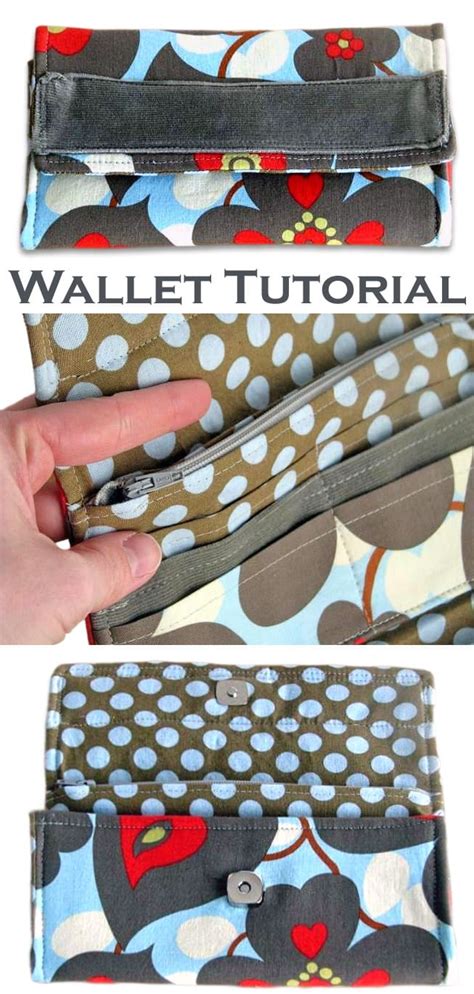 Easy Diy Fabric Wallet Tutorial ~ Free
