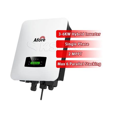 Afore 3kw Ac 220v 48v Inversor De Potencia Solar Híbrida Ip65 5kw