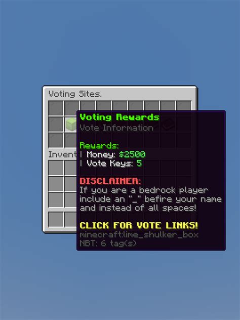 Voting Sites Deluxe Menu Config Builtbybit