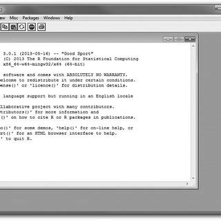 R Environment Gui Download Scientific Diagram