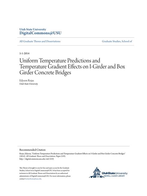 Pdf Uniform Temperature Predictions And Temperature Gradient Effects