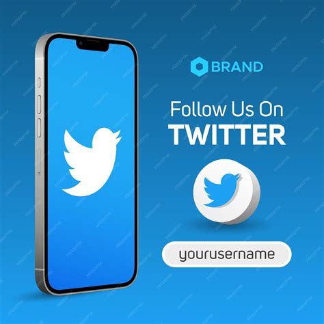 Twitter Follow Button Vector