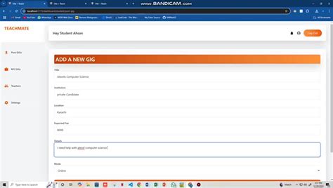 Ahsan Hussain On Linkedin React Nodejs Expressjs Sql