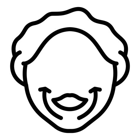 Rose Facial Massage Icon Outline Vector Spa Skin 15091143 Vector Art