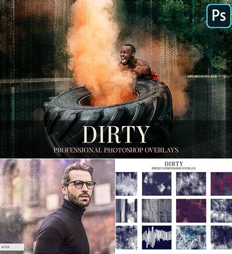 Dirty Grunge Overlays Photoshop Free Download