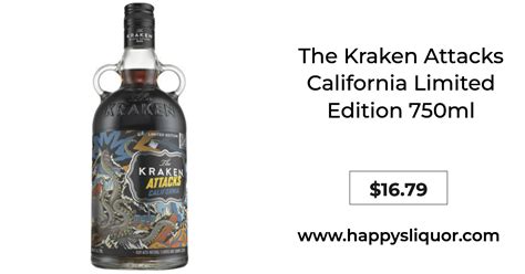 The Kraken Attacks California Limited Edition 750ml Happysliquor