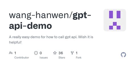 Github Wang Hanwengpt Api Demo A Really Easy Demo For How To Call