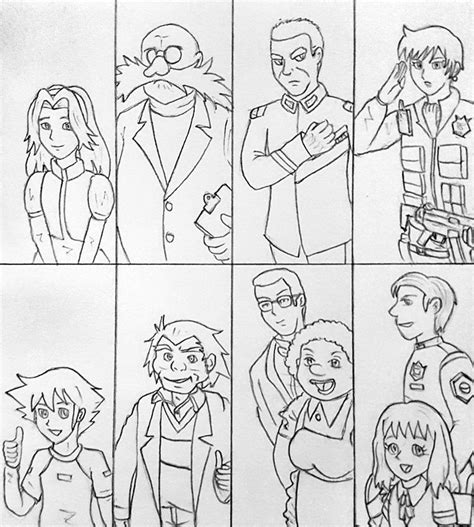 Sketch Additional Sonic Characters Tigerfog 5 By Fereise On Deviantart