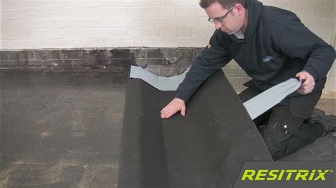 How To Install A Gutter Liner Using Resitrix Self Adhesive Epdm Rubber