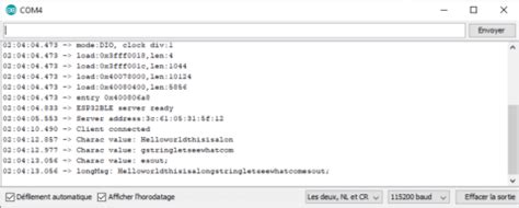 Sending Long Character Strings Via BLE AranaCorp
