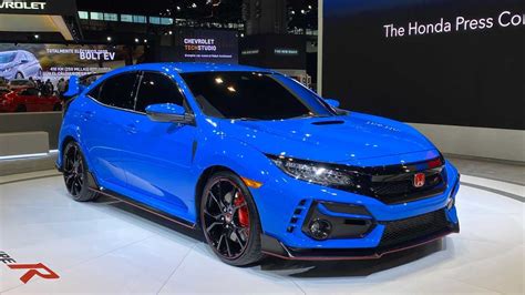 Conoce El Intenso Azul Del Honda Civic Type R 2020 En Chicago