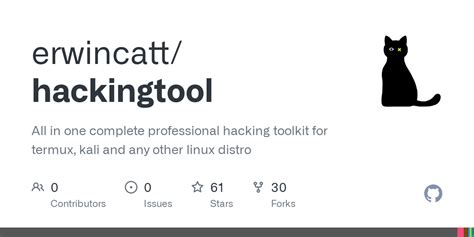 GitHub Erwincatt Hackingtool All In One Complete Professional