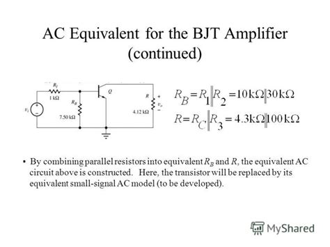 Small Signal Analysis Bjt Amplifiers