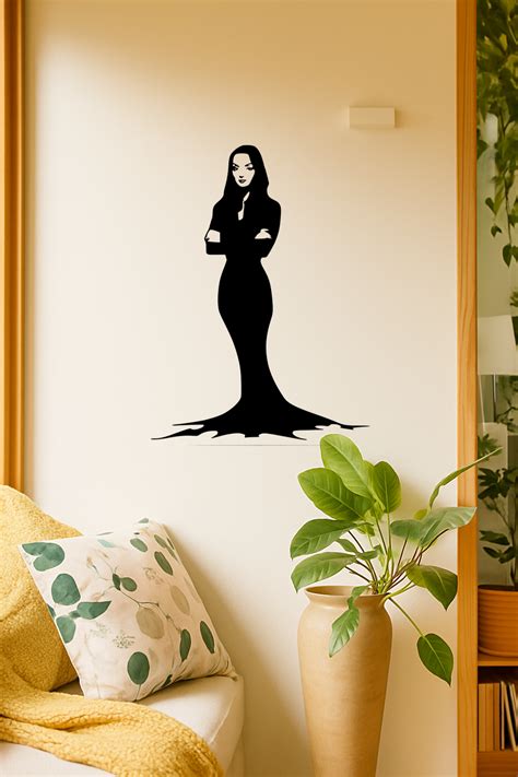 🧛 Morticia Addams Morticia Addams Morticia Addams Wall Art Framed・ 3d