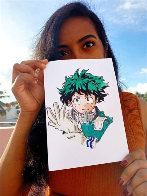 How To Draw Midoriya Izuku Deku My Hero Academia Drawings Me Me Me Anime