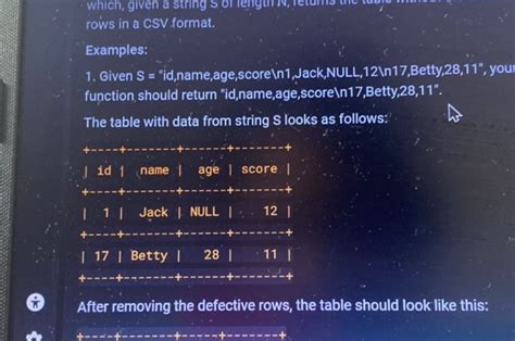 Rows In A CSV Format Examples 1 Given S StudyX