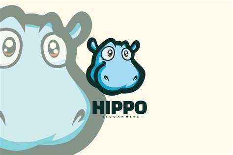 Hippo Logo Vector Graphic By Lelevien · Creative Fabrica