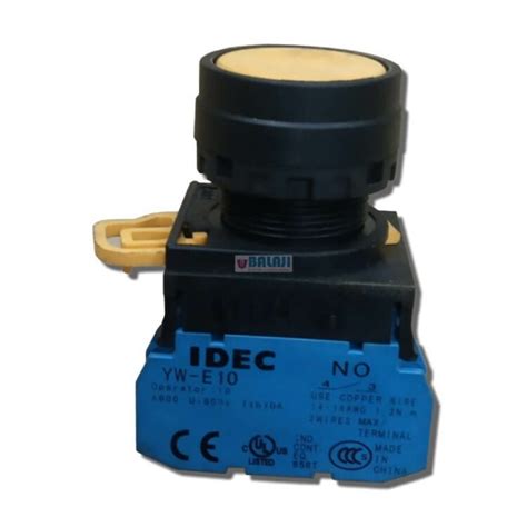 IDEC Emergency Button YW E10 YELLOW Balaji Electrical Electronics