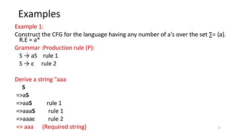 Automata Theory Cfg And Normal Forms Pptx