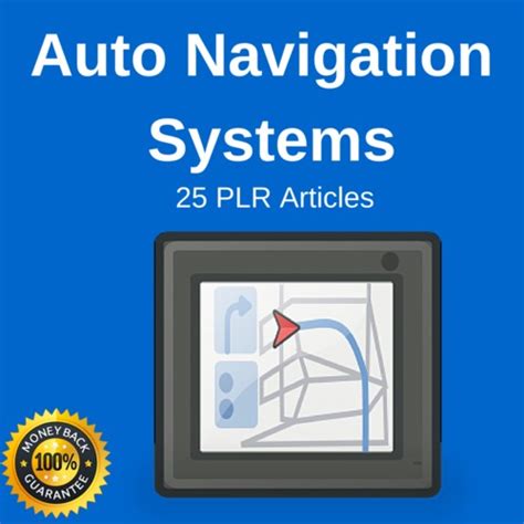 Auto Navigation Systems High Quality Plr Articles 2016 Tradebit