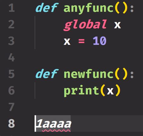 Global Variable · Issue 6593 · Microsoftvscode Python · Github