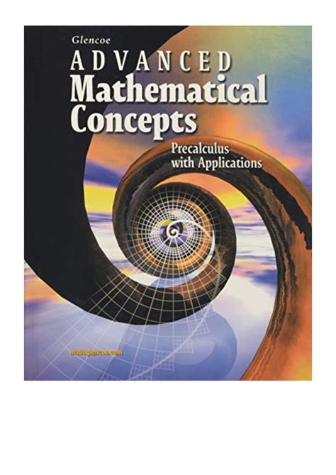 2000 Advanced Mathematical Concepts Precalculus With Applications