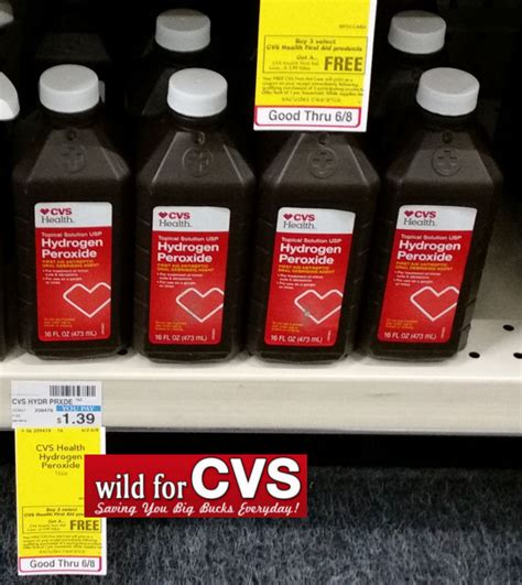 Hydrogen Peroxide Cvs Cvs Health Hydrogen Peroxide 32 Fl Oz
