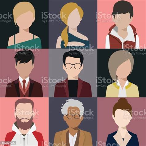 阿凡達 圖示向量圖形及更多人圖片 人 人的頭部 人體部分 Istock