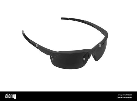 Modern Goggles For Eye Protection Glasses With Plastic Frames And Plastic Lenses Isolate On A