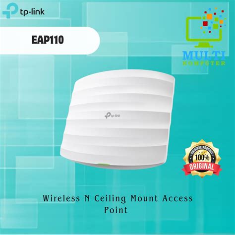 Jual TP LINK EAP110 Wireless N Ceiling Mount Access Point 300Mbps Indoor Shopee Indonesia