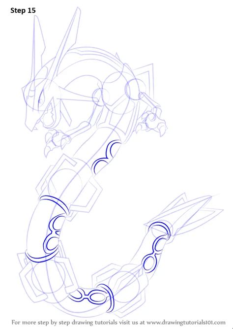 How To Draw Rayquaza Pokemon Easy Step By Step Guide