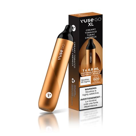 Vuse Go Xl 1500 Puff Disposable Vape Creamy Tobacco 20mg Ecig Canada Zone