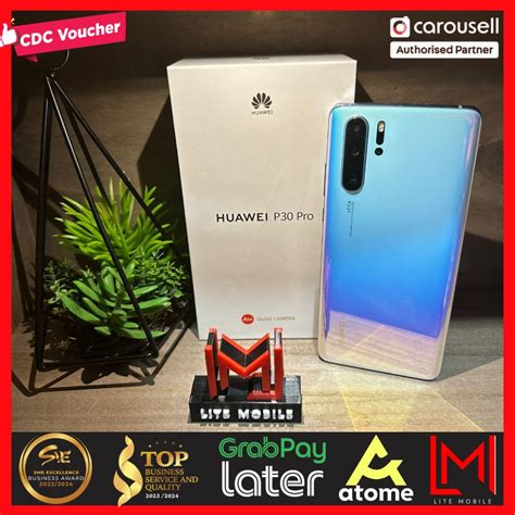 Huawei P30 Pro 256GB Breathing Crystal Blue 256 GB Mobile Phones Gadgets Mobile Phones