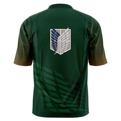 Survey Corps Attack On Titan American Football Jersey Animebape