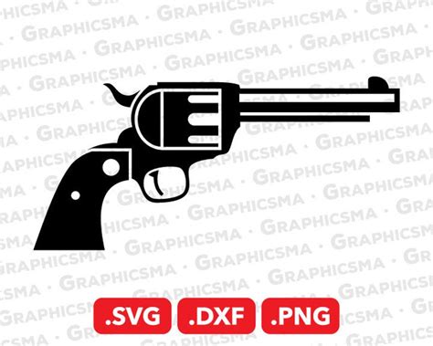 Gun Svg File Gun Dxf Gun Png Gun Svg Pistol Svg Shooting Etsy