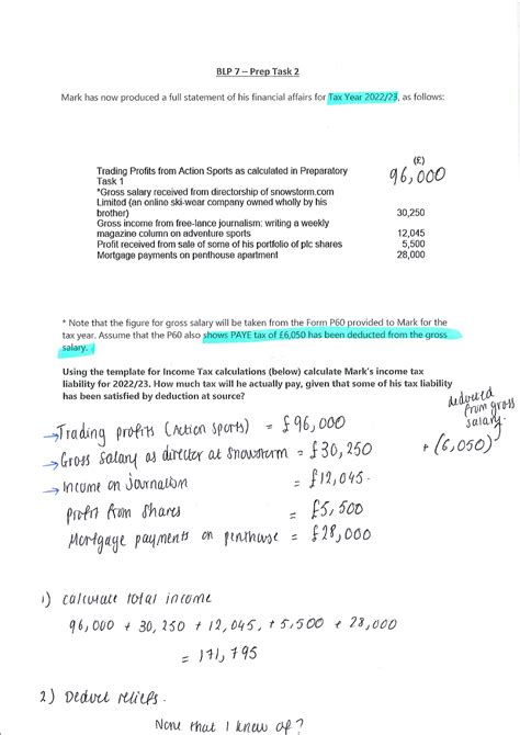 BLP 7 Prep 2 Workings Out LPC 2021 Studocu