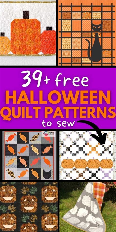 39 Free Halloween Quilt Patterns To Get You In The Spooky Spirit