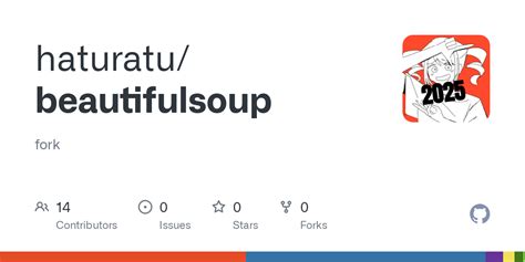 Github Haturatu Beautifulsoup Fork