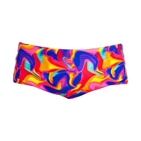 Funkytrunks Mens Sidewinder Trunks Summer Swirl
