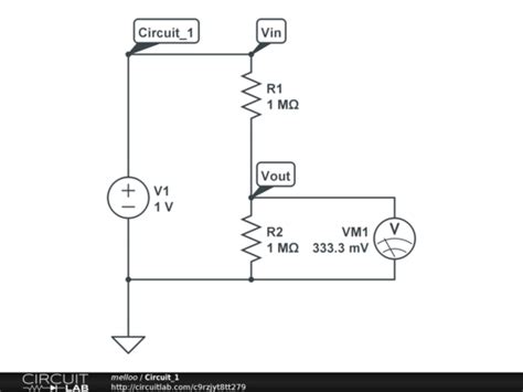 circuit 1 circuitlab