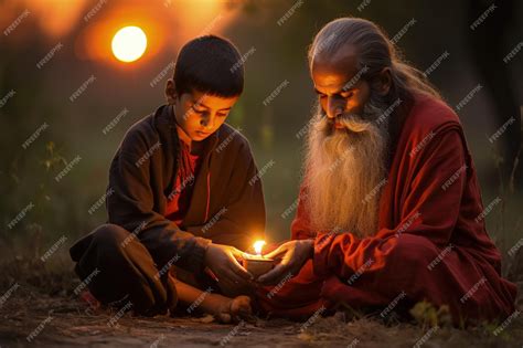 Premium Ai Image Hinduism Religion India Belief In Karma