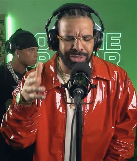 Bomber Drake On The Radar Leather Jacket Jackets Expert