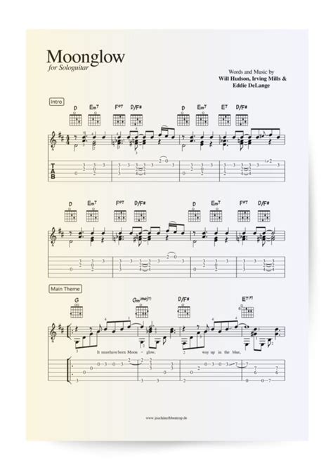 Moonglow Bossa Nova Guitar